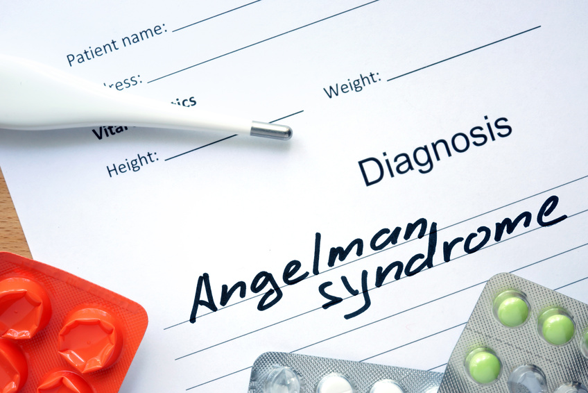 Diagnosis Angelman syndrome and tablets. Medicine concept. – Angelman ...